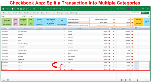 Best Checkbook App Spreadsheet | Save Money and Time | Great Reviews ...