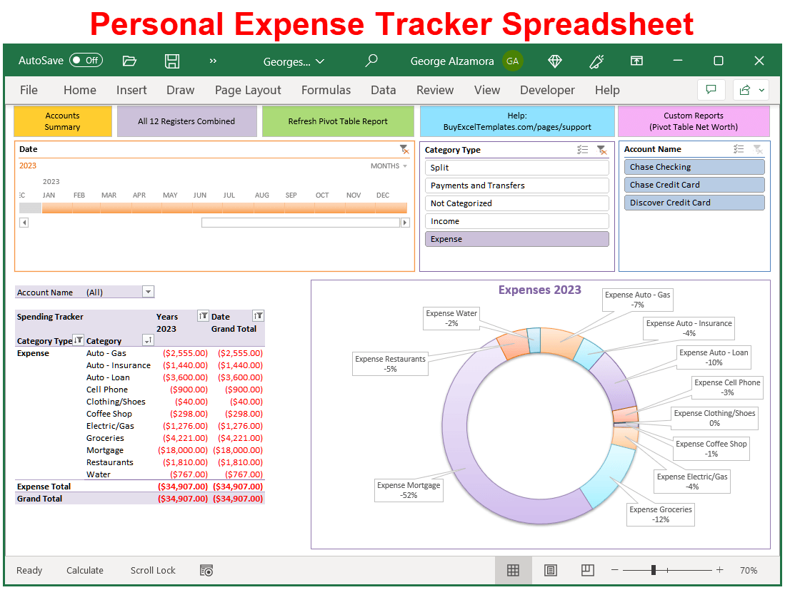 Wealth Management Spreadsheet Dashboard | Budgeting & Checkbook App ... Wealth Management Spreadsheet Dashboard | Budgeting & Checkbook App ...